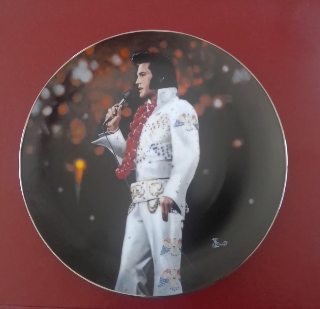 1991 Delphi Elvis Presley Collector's Plate aloha - Etsy