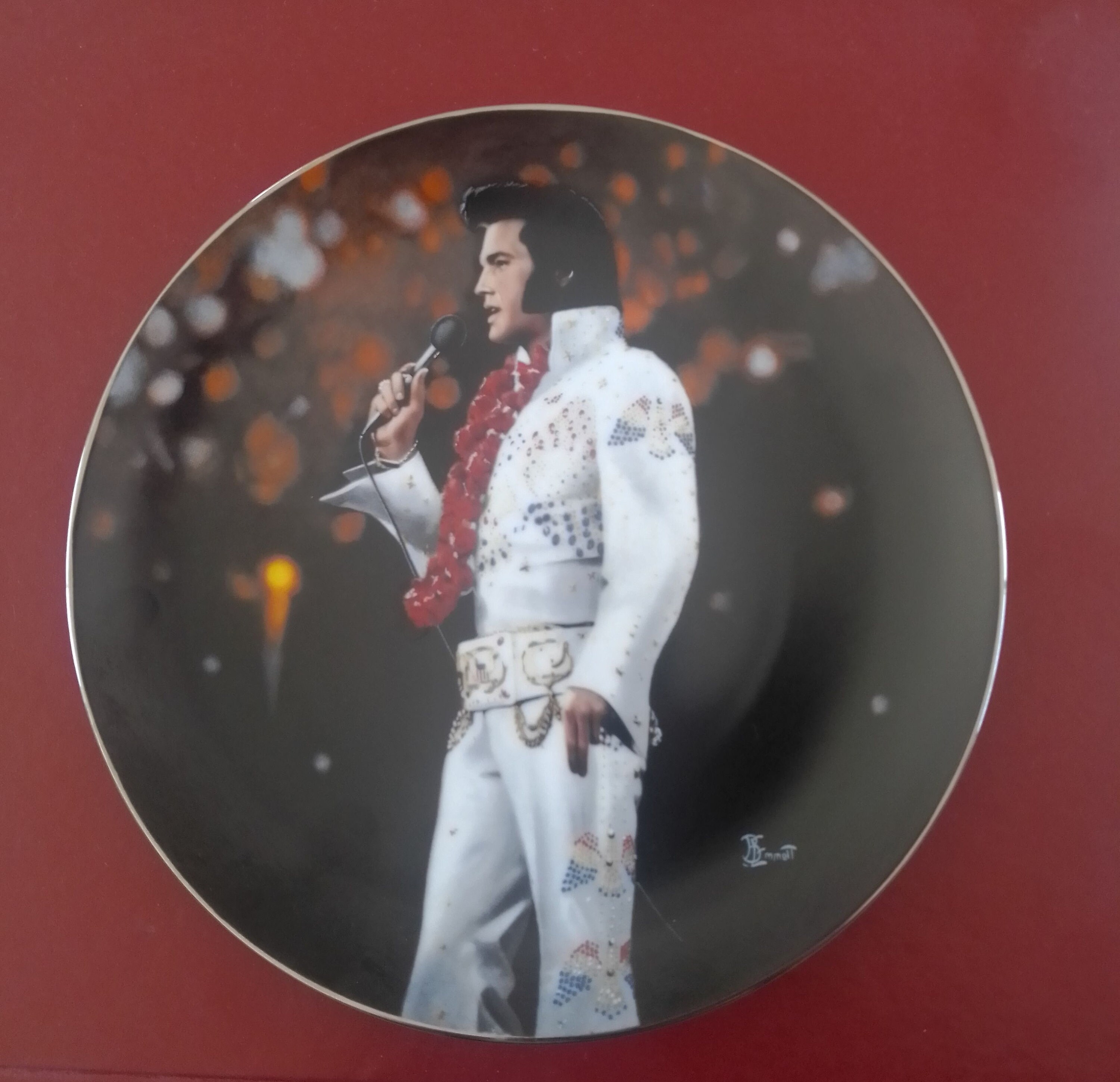 1991 Delphi Elvis Presley Collector's Plate aloha - Etsy