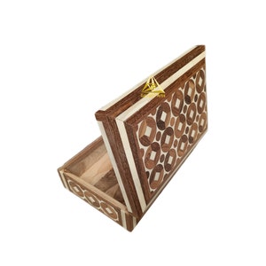 Home Decorative Bone Inlay Box | Teak Wood Bone Inlay Box | Bone Inlay ...