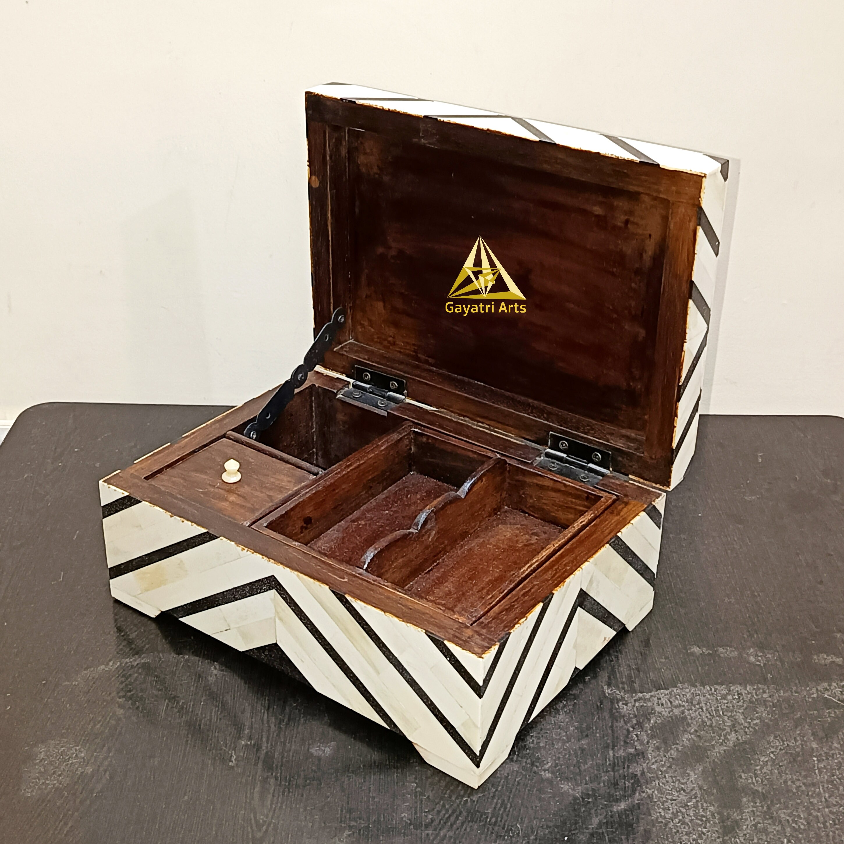 Home Decor Bone Inlay Box Bone Inlay Storage Box Bone Inlay Box With ...