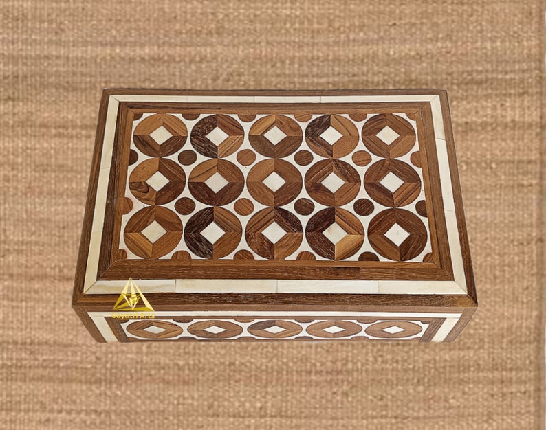 Home Decorative Bone Inlay Box | Teak Wood Bone Inlay Box | Bone Inlay ...