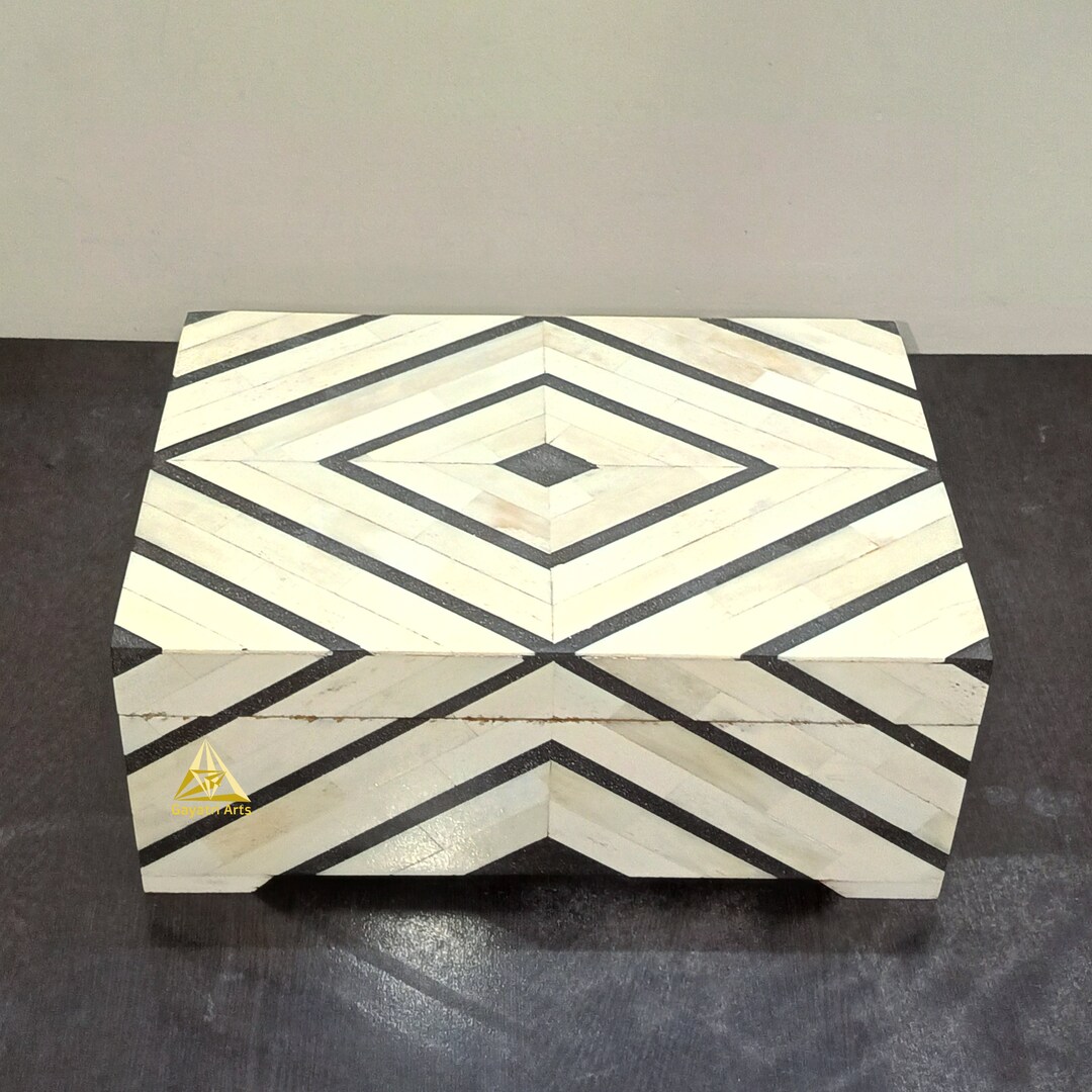 Home Decor Bone Inlay Box Bone Inlay Storage Box Bone Inlay Box With ...