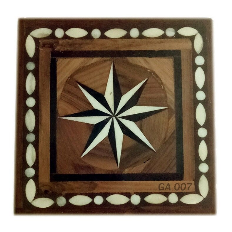 Bone Inlay Square Box, Teak Wood Inlay Box, Small Storage Box, Gift Box ...