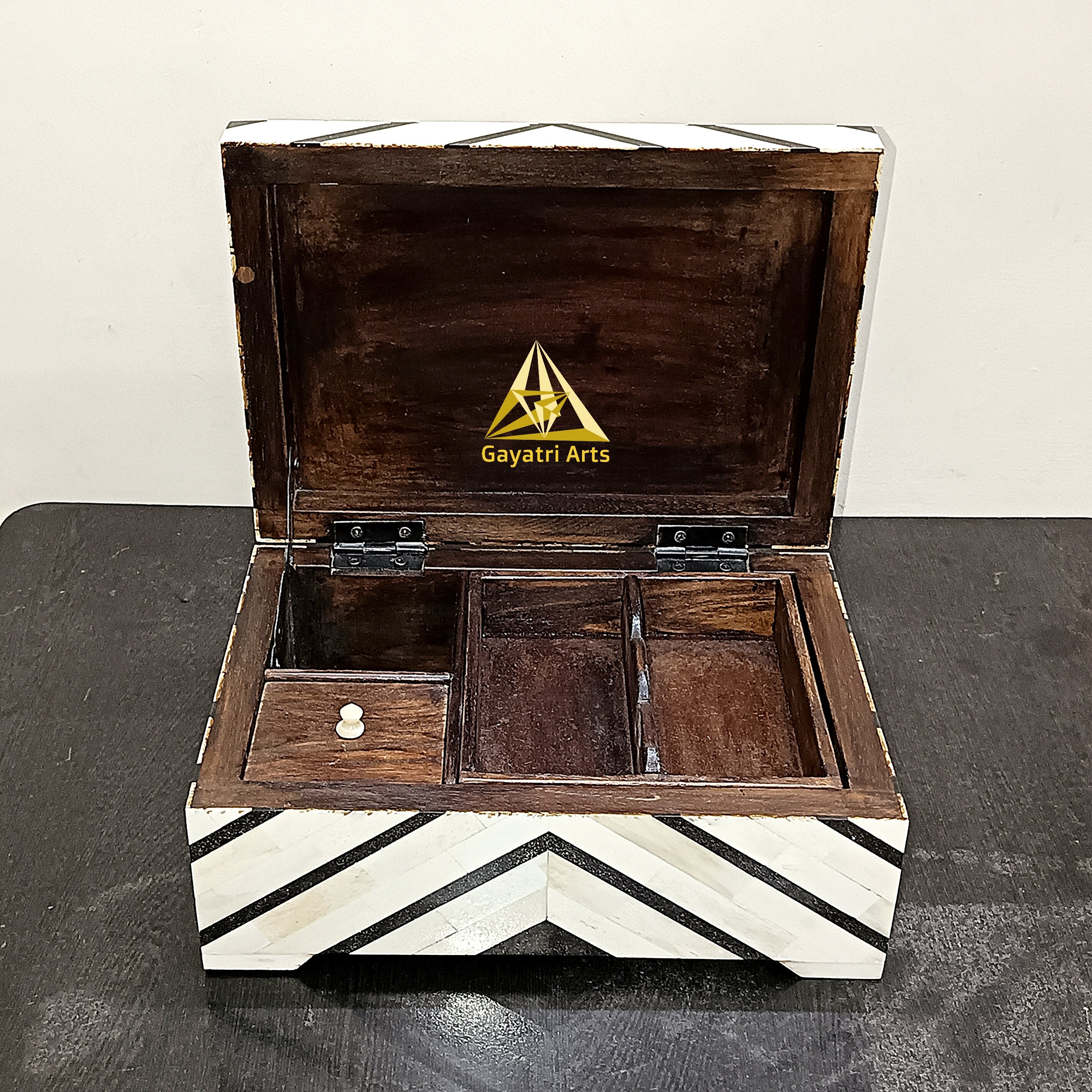 Home Decor Bone Inlay Box Bone Inlay Storage Box Bone Inlay Box With ...