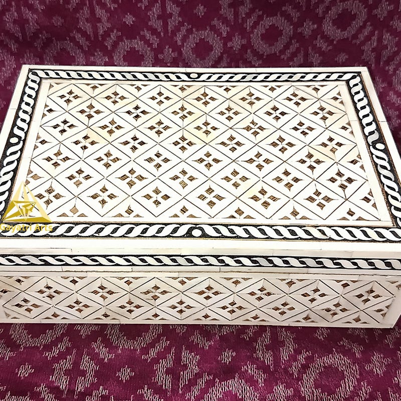 Bone Inlay Box - Etsy