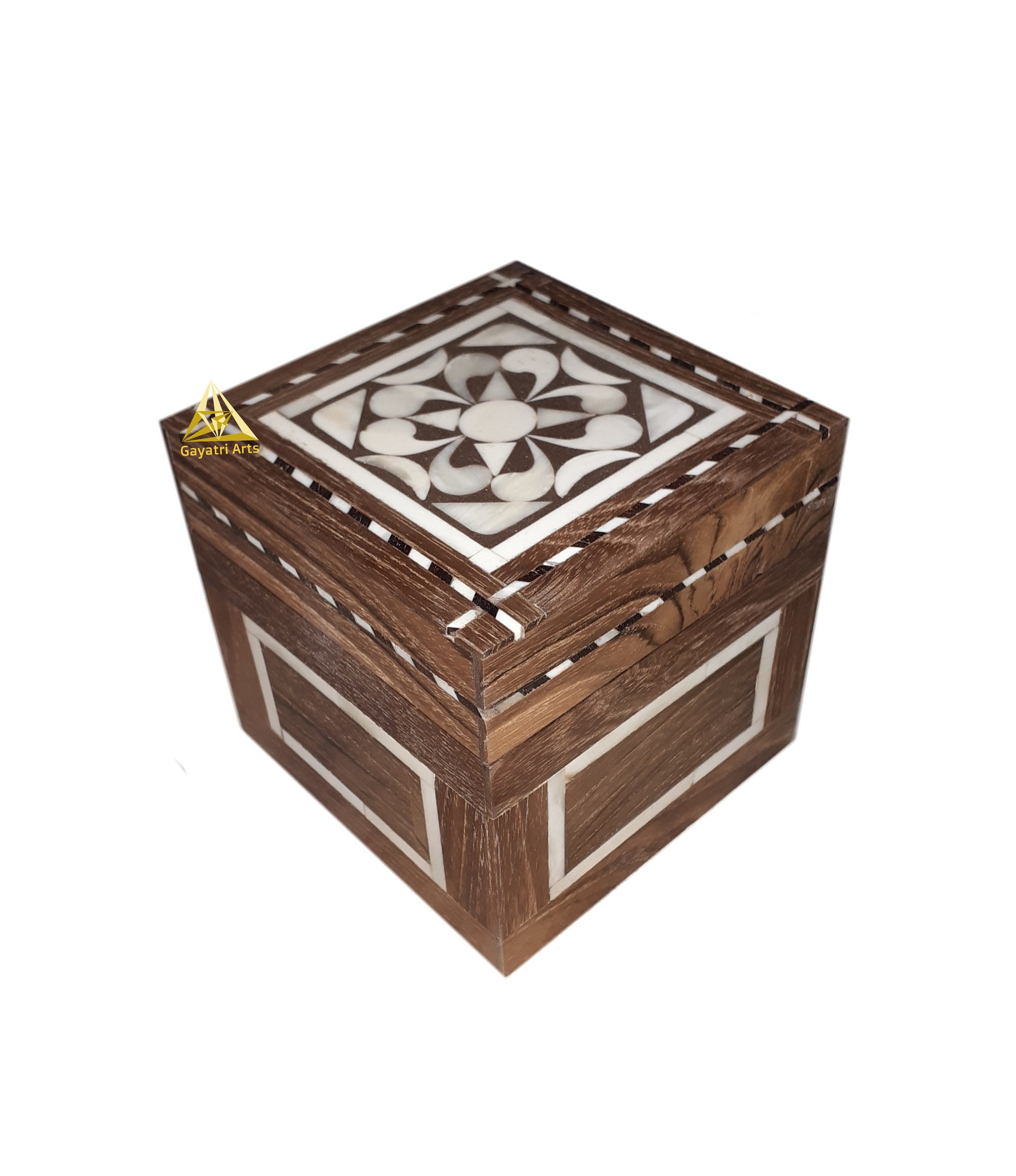 Home Decorativ Bone Inlay Box | Bone and Teakwood Inlay Box | Gift Box ...