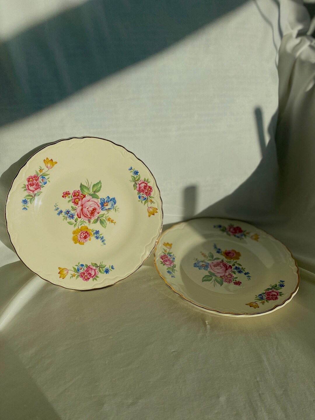 Vintage Salad Plates, Dessert Plates, Dinnerware, Vintage China ...