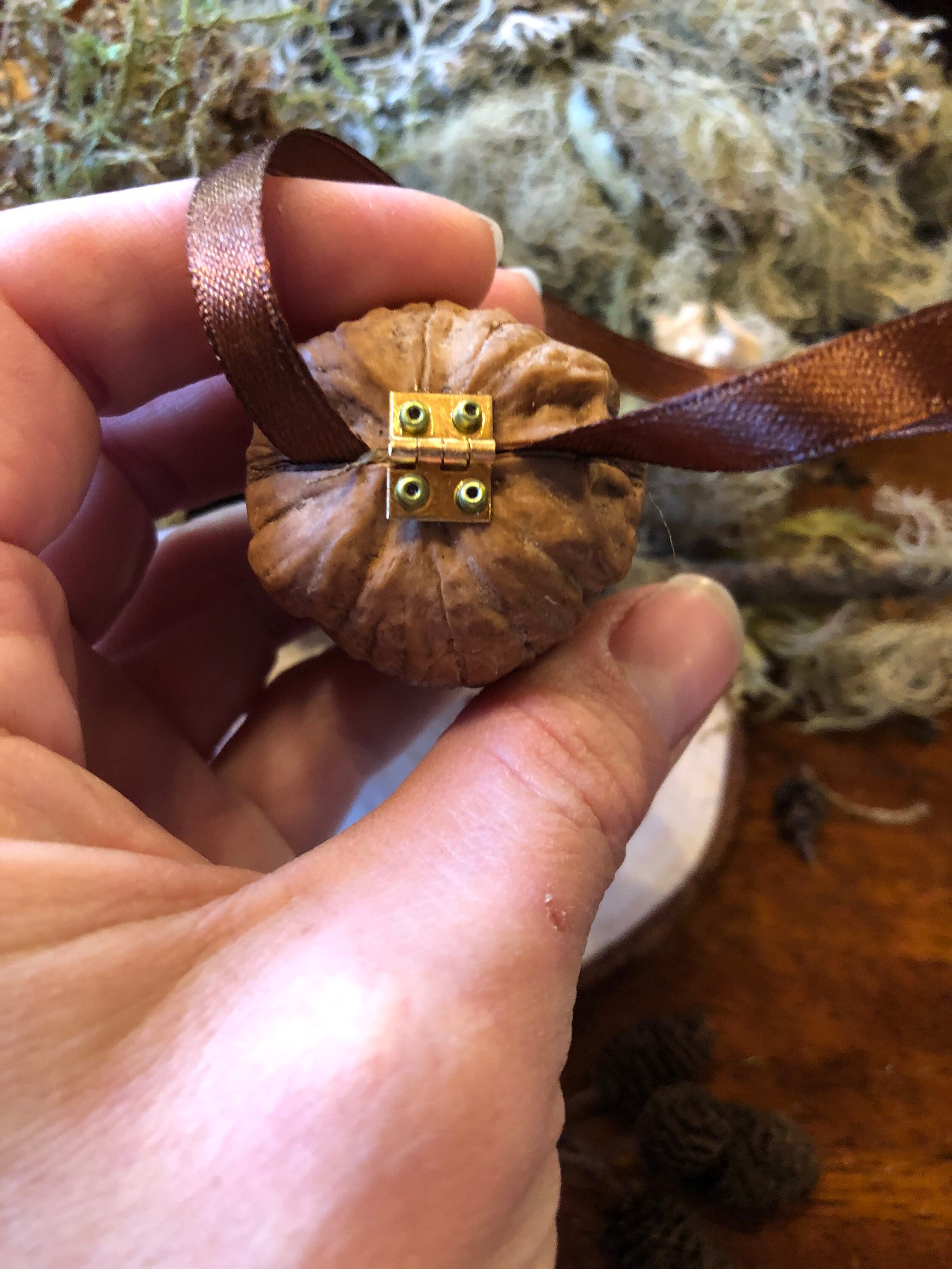 Micro Baby in Walnut Box Diorama - Etsy