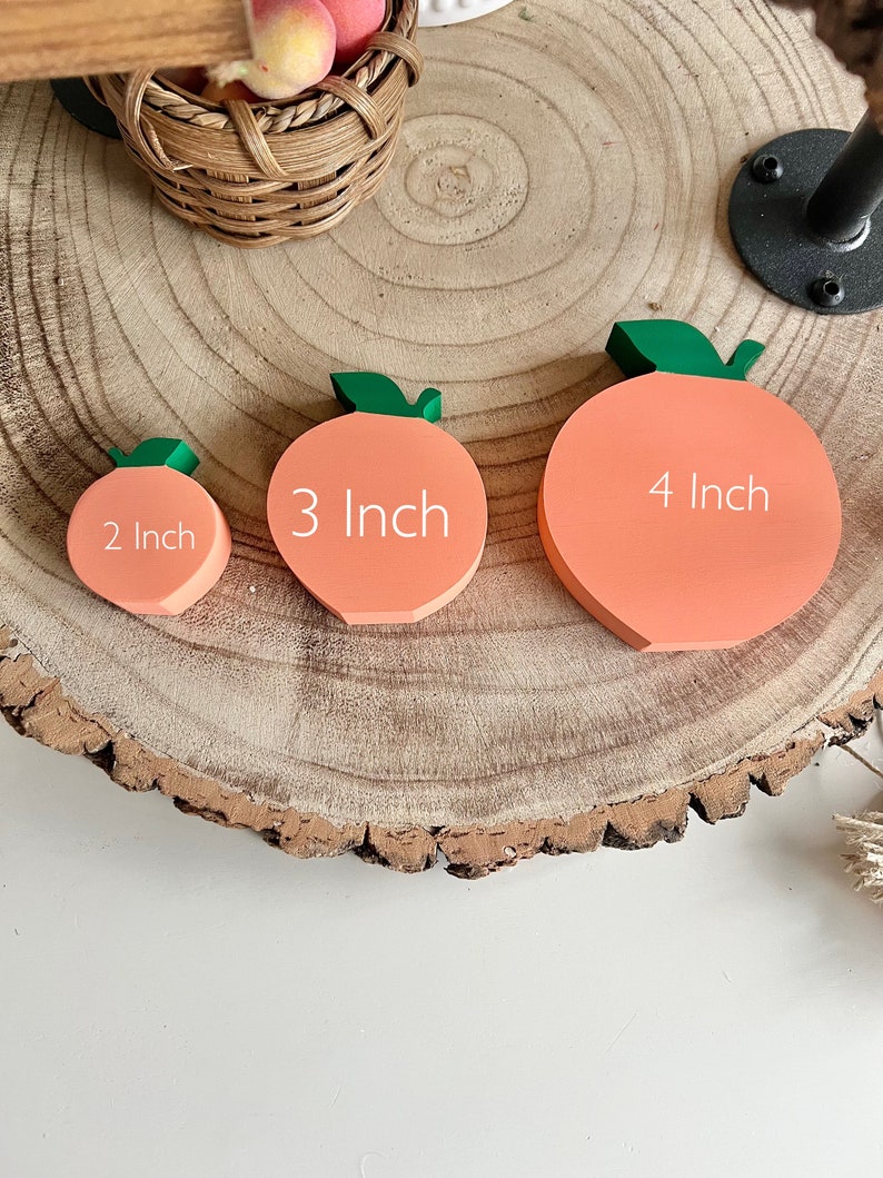 Peach Tier Tray | Summer Display | Farmhouse Decor | Book Stack - Etsy