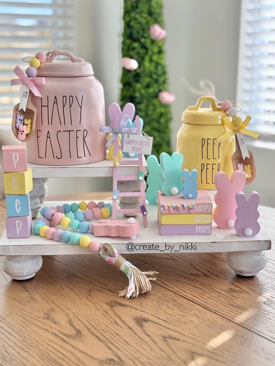Easter Peeps | Pastel Decor | Spring Decor | Peep Garland | Scoop for ...