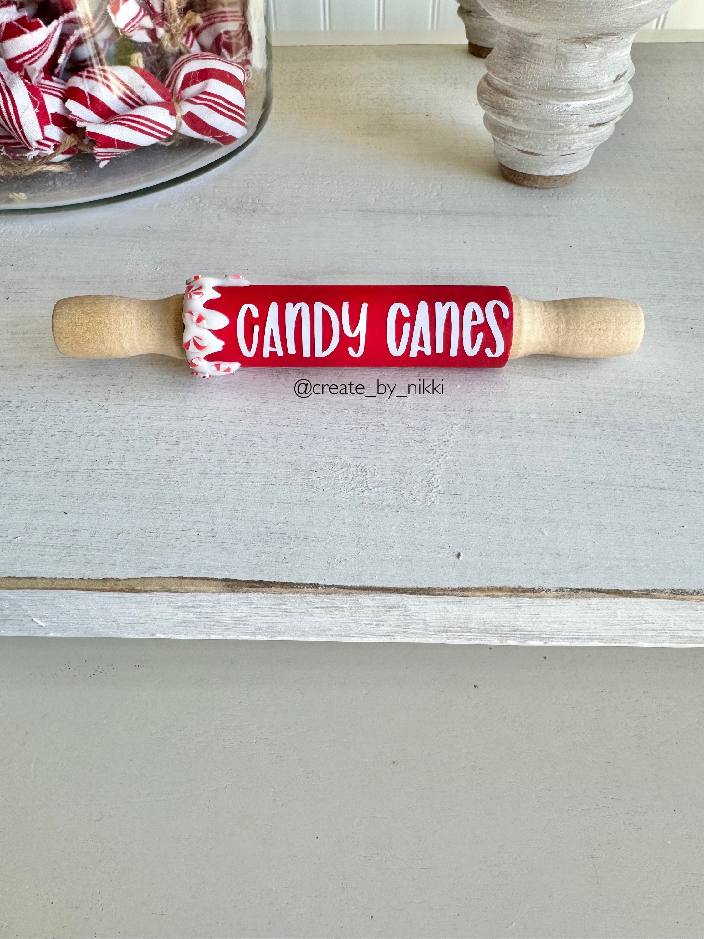 Candy Cane Display | Peppermints | Christmas Tier Tray | Scoop for Rae ...