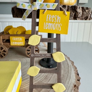 Lemon Tier Tray | Summer Display | Fruit | Lemonade Stand - Etsy