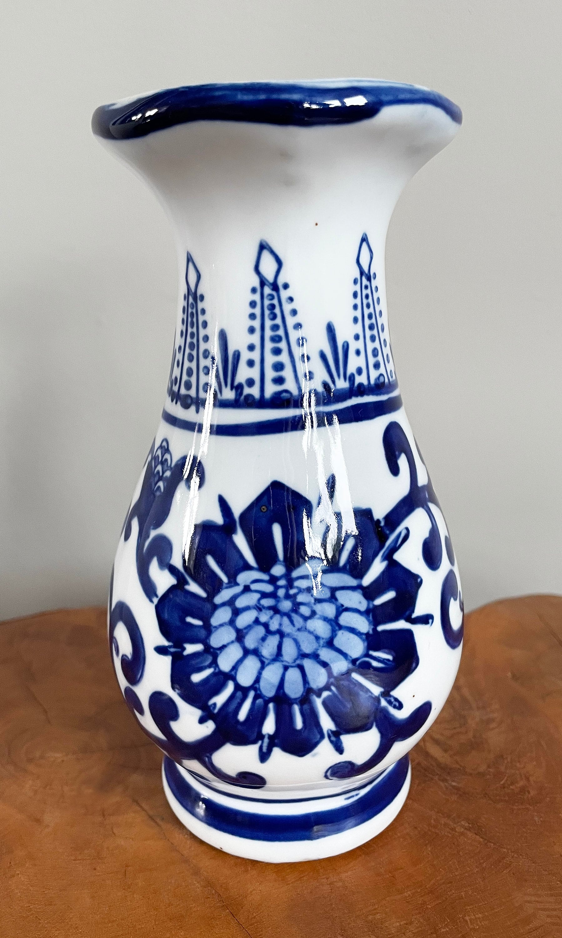 Royal Delft Blue delfts Blauw Bud Vase, 19th Century Blue & White Dutch ...