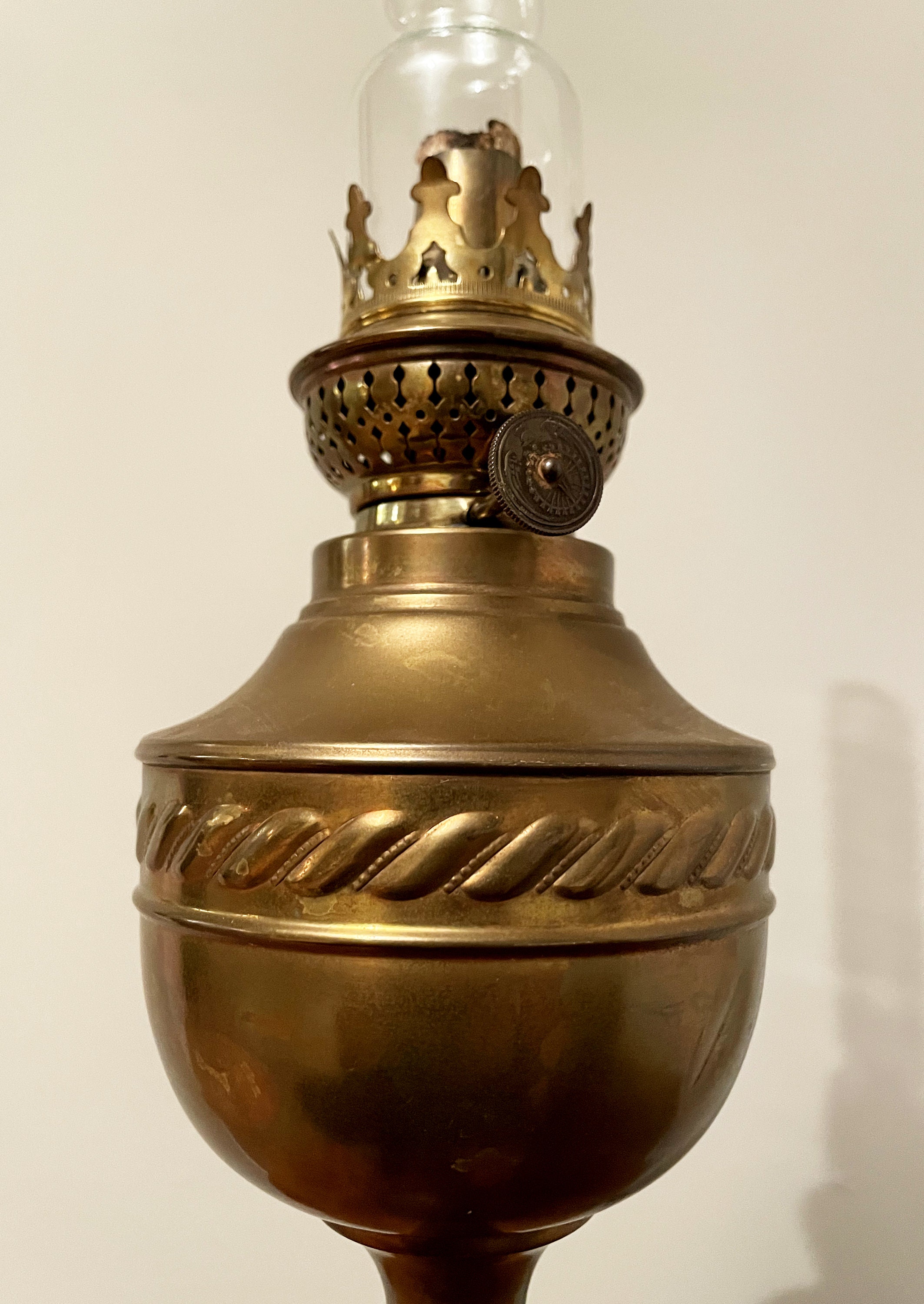 European Brass Oil Lamp Antique Kerosene Lamp With Hugo - Etsy