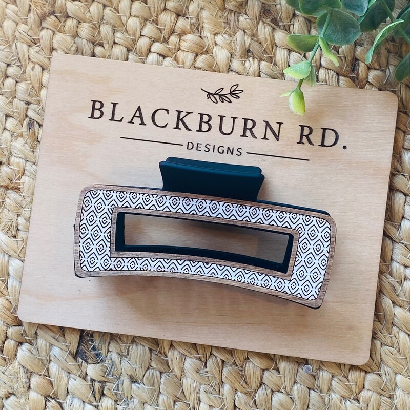 Wooden Hair Clip - Etsy