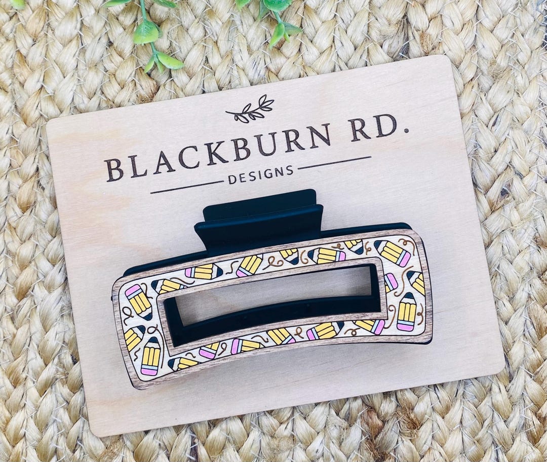 Pencil Claw Clip Digital File - Etsy