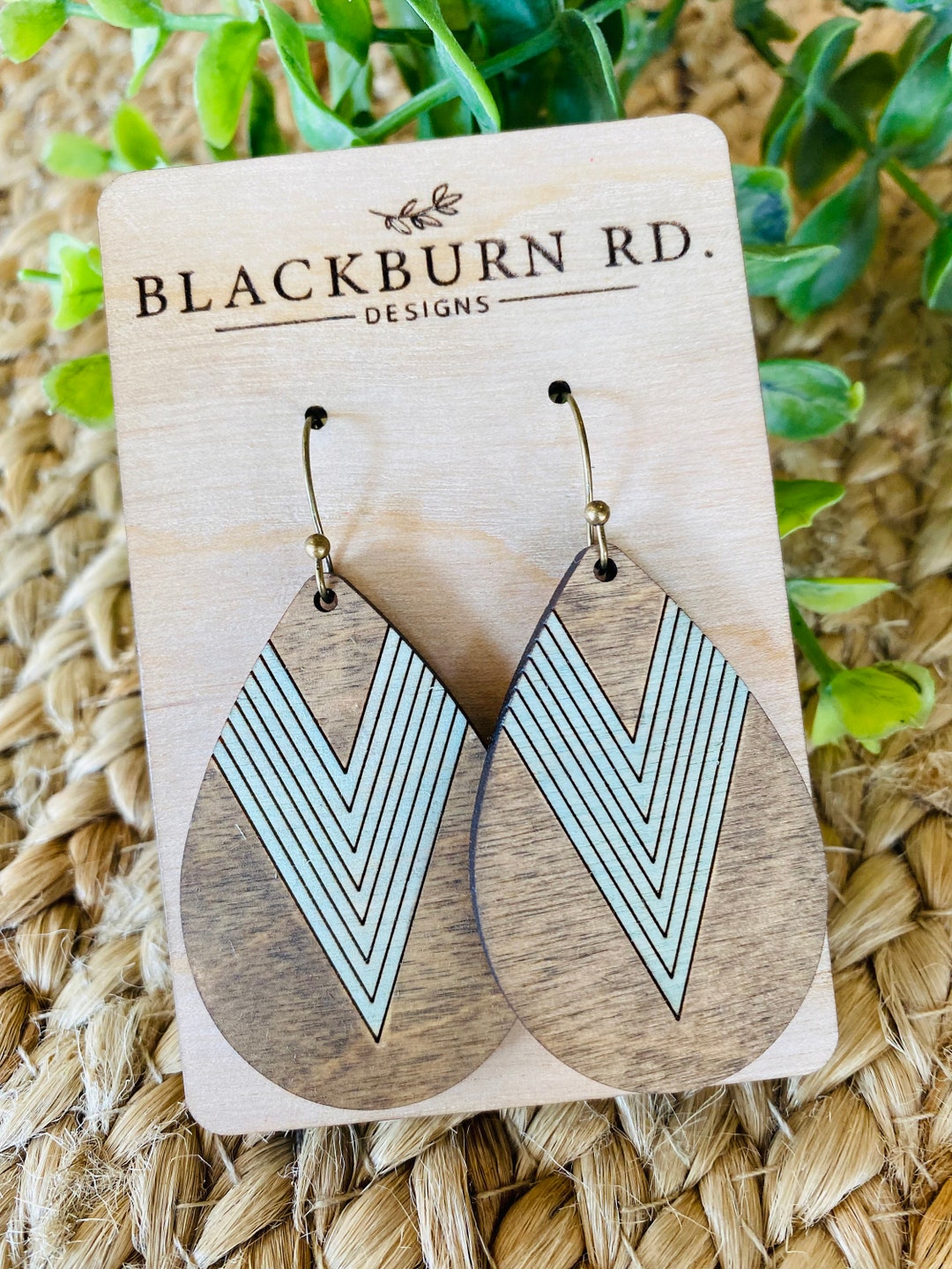 Wooden Pointed Stripe Teardrops Digital File - Etsy