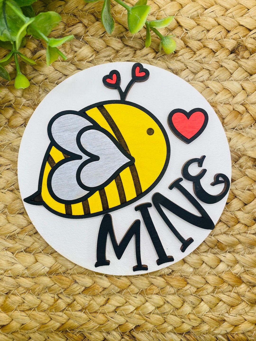 Bee Mine Bumblebee Insert for Interchangeable Shiplap Sign Digital File ...