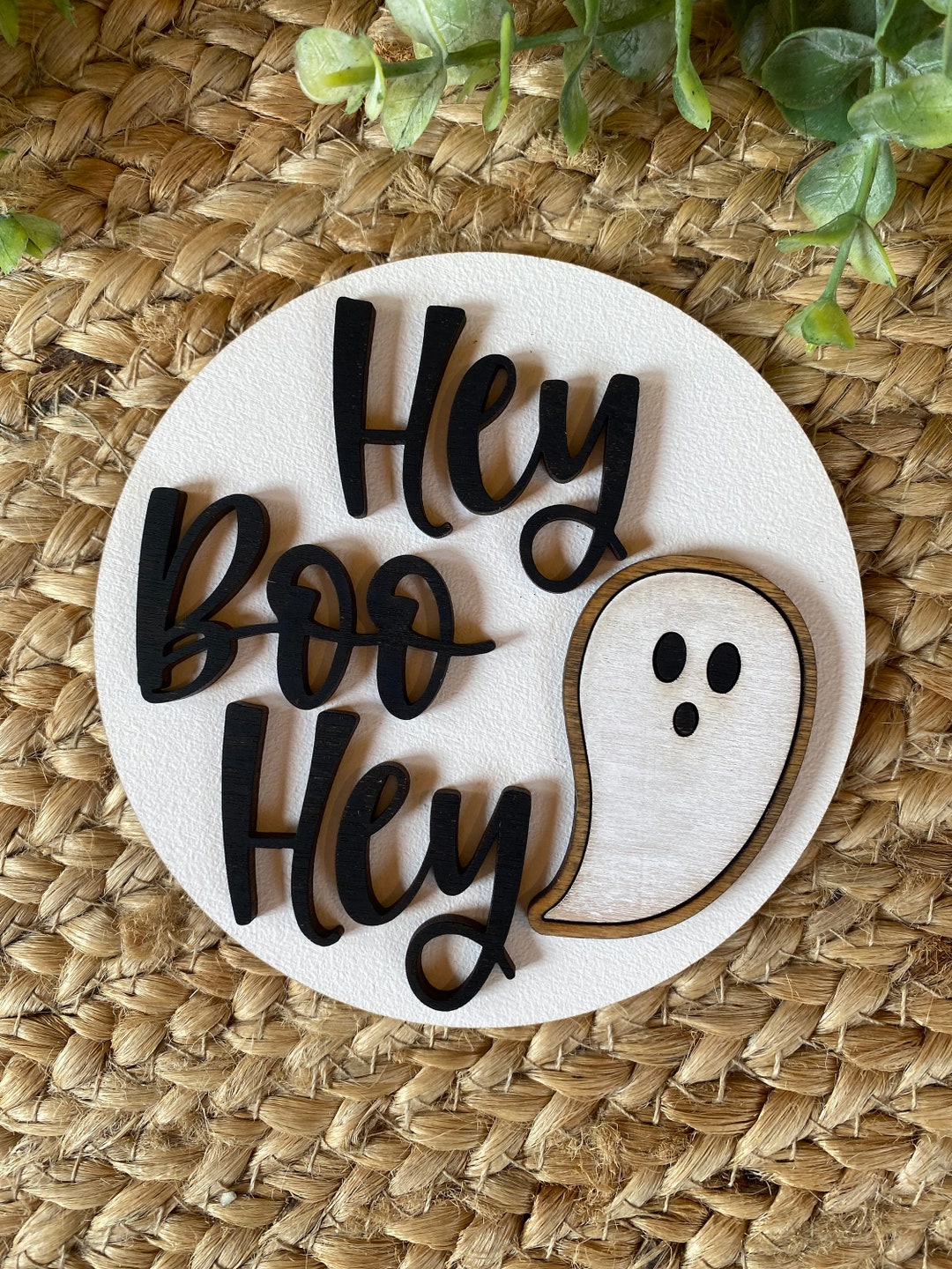 Hey Boo Ghost Interchangeable Frame Insert (digital File) - Etsy