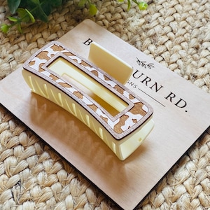 Leopard Print Claw Clip Digital File - Etsy