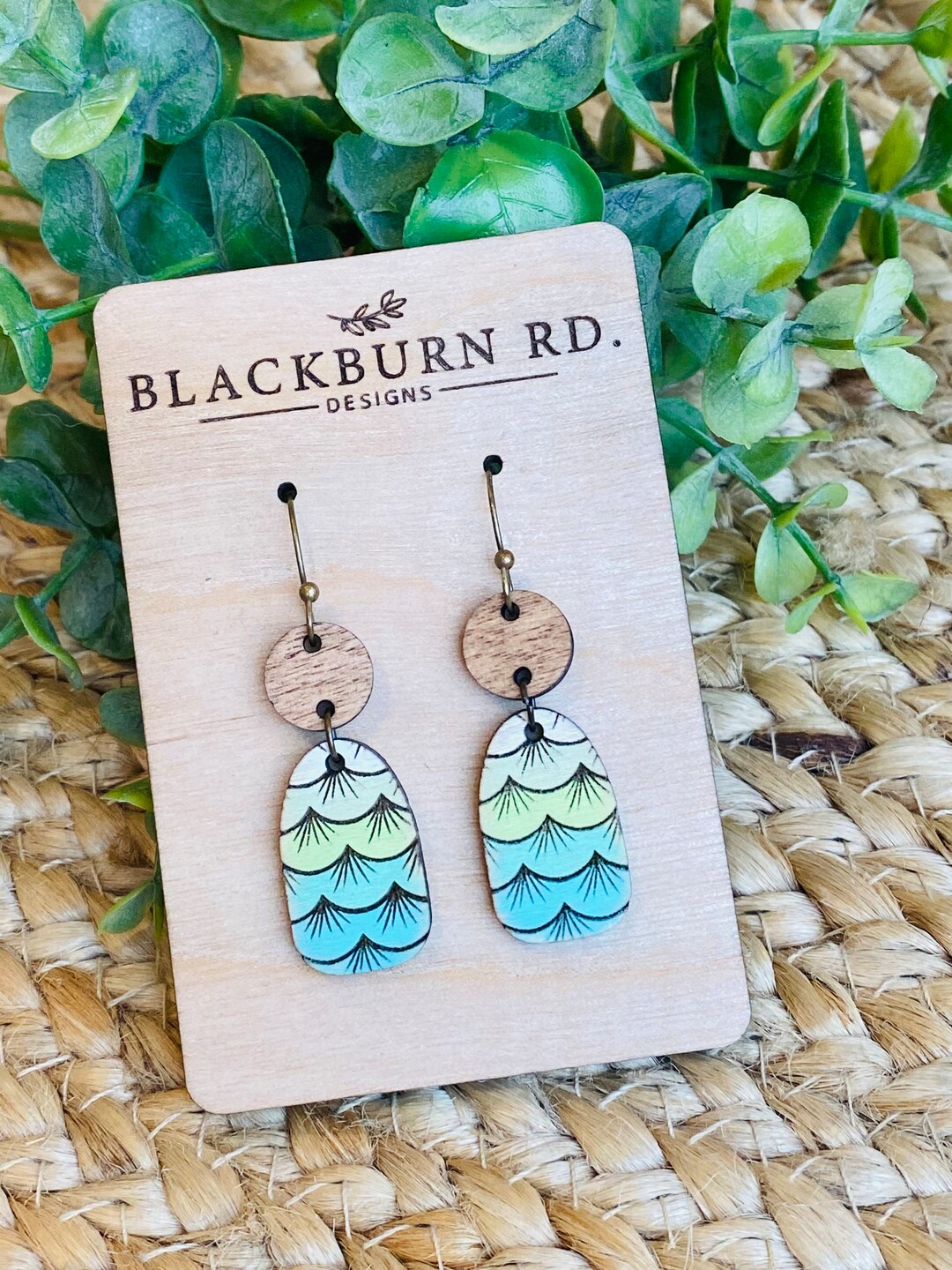 Petite Waves Oblong Dangles Digital File - Etsy