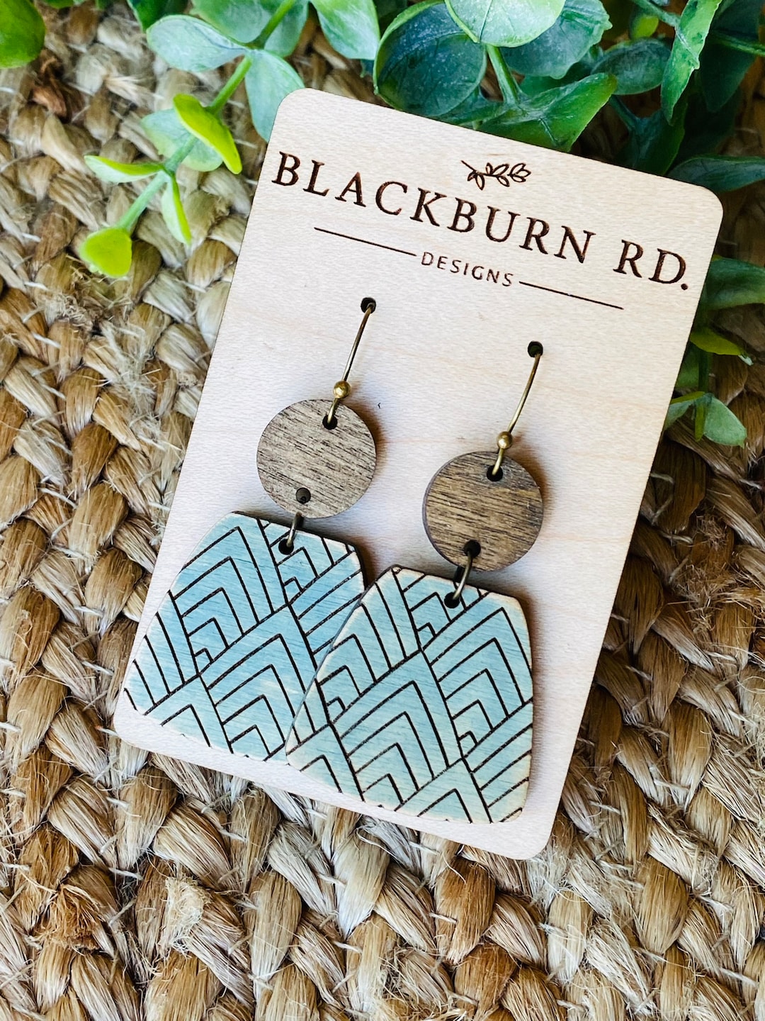 Boho Inspired Oblong Stacked Earring Dangles Digital File - Etsy