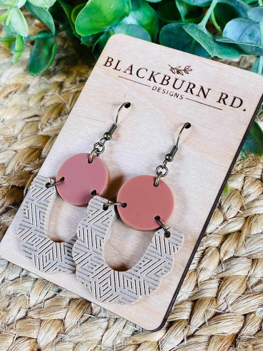 Geometric Pattern Scalloped Connector Dangles Bundle Digital File - Etsy