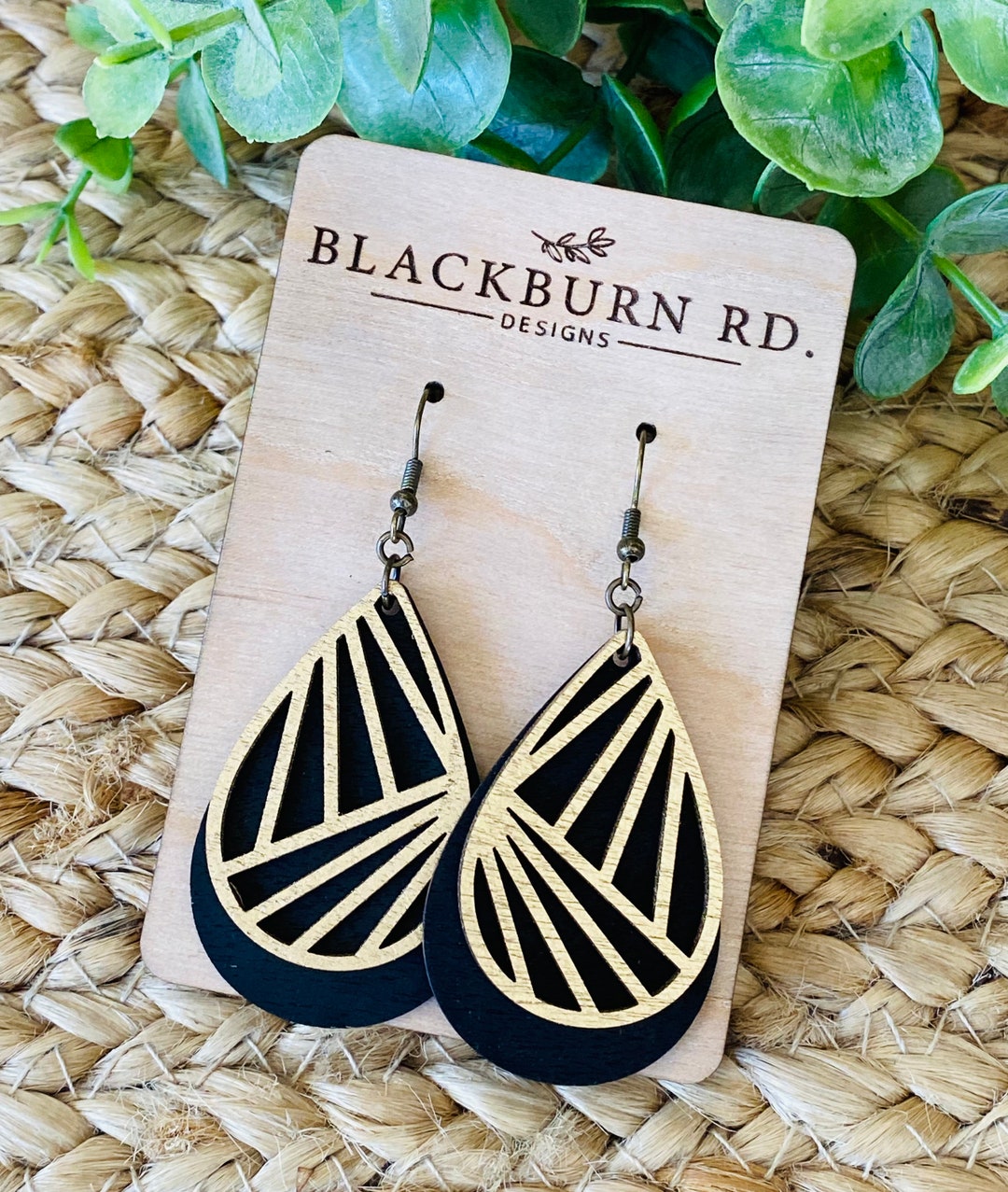 Geometric Teardrop Charm Dangles Digital File - Etsy