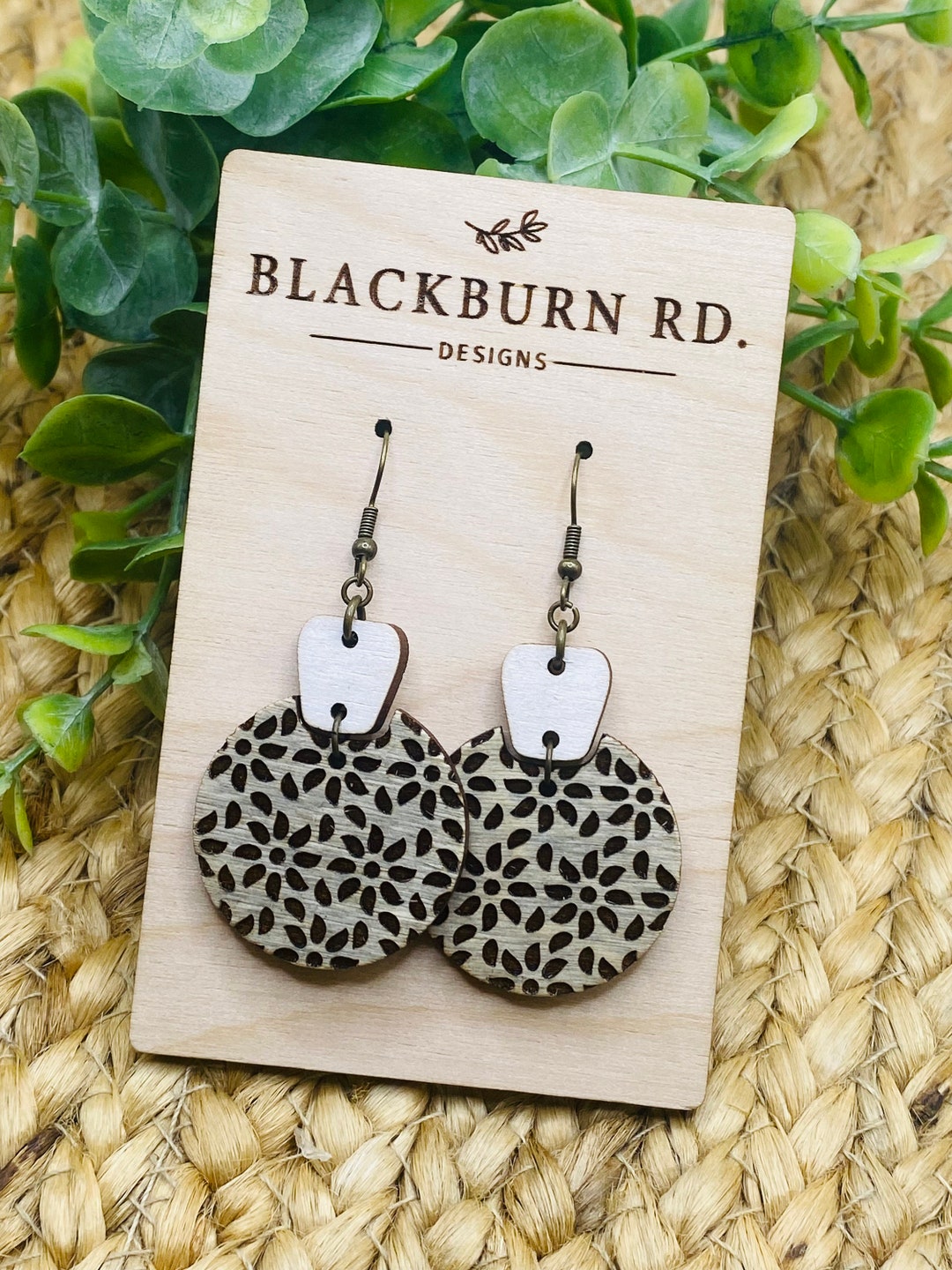 Pinwheel Pattern Circle Connector Dangles Digital File - Etsy