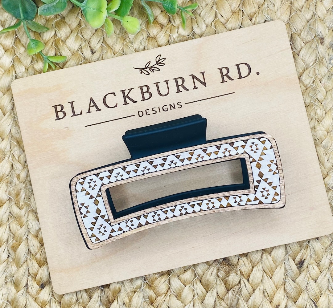 Aztec Hair Claw Clip Digital File - Etsy