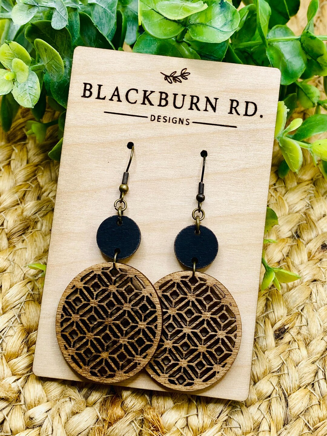 Boho Lattice Round Connector Dangles Digital File - Etsy