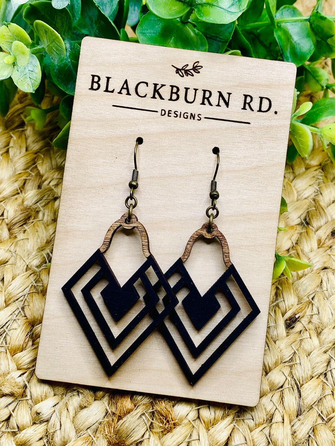 Open Diamond Arched Dangles Digital File - Etsy