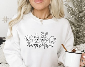 Merry Dogmas Sweater - Etsy