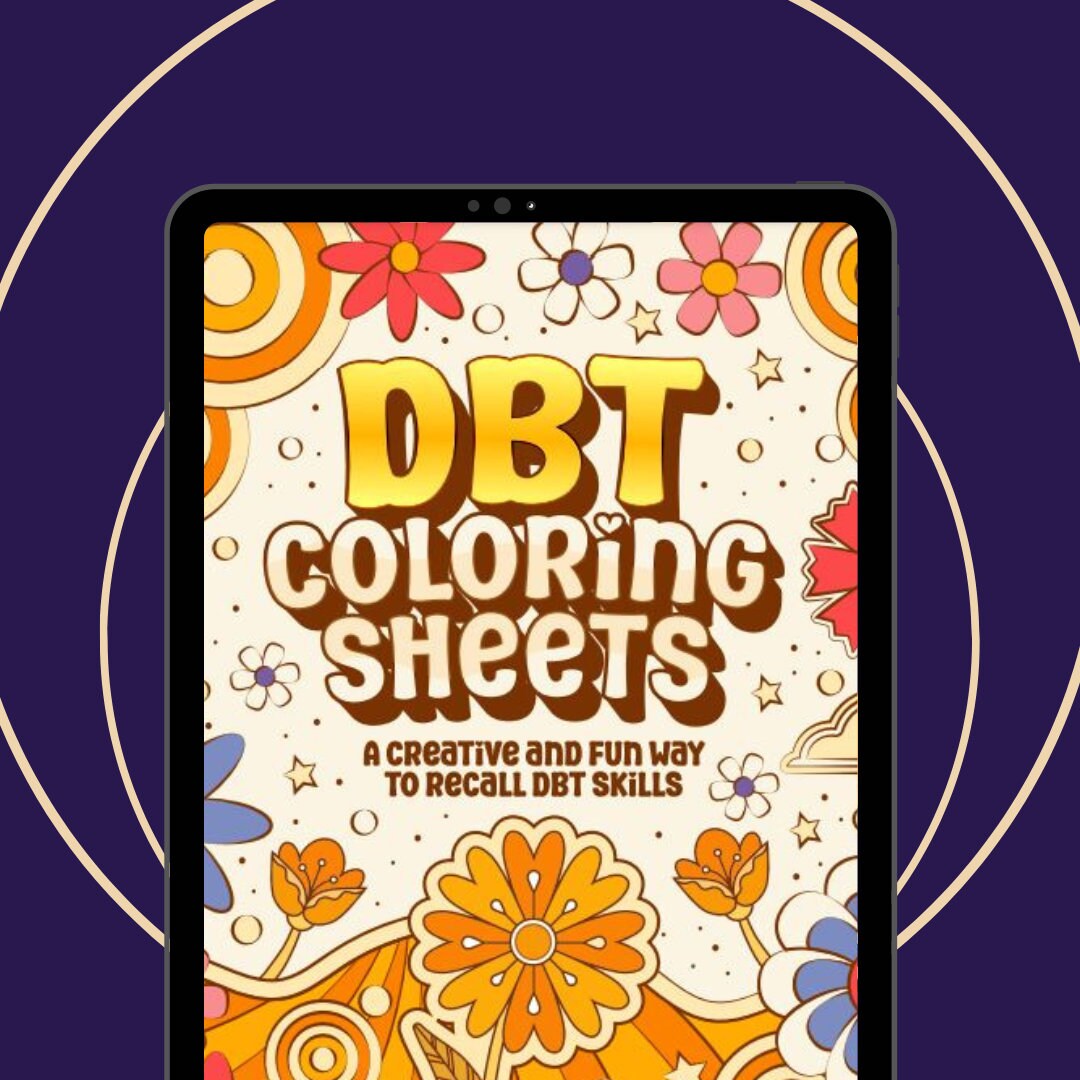 DBT Coloring Sheets - Etsy Australia