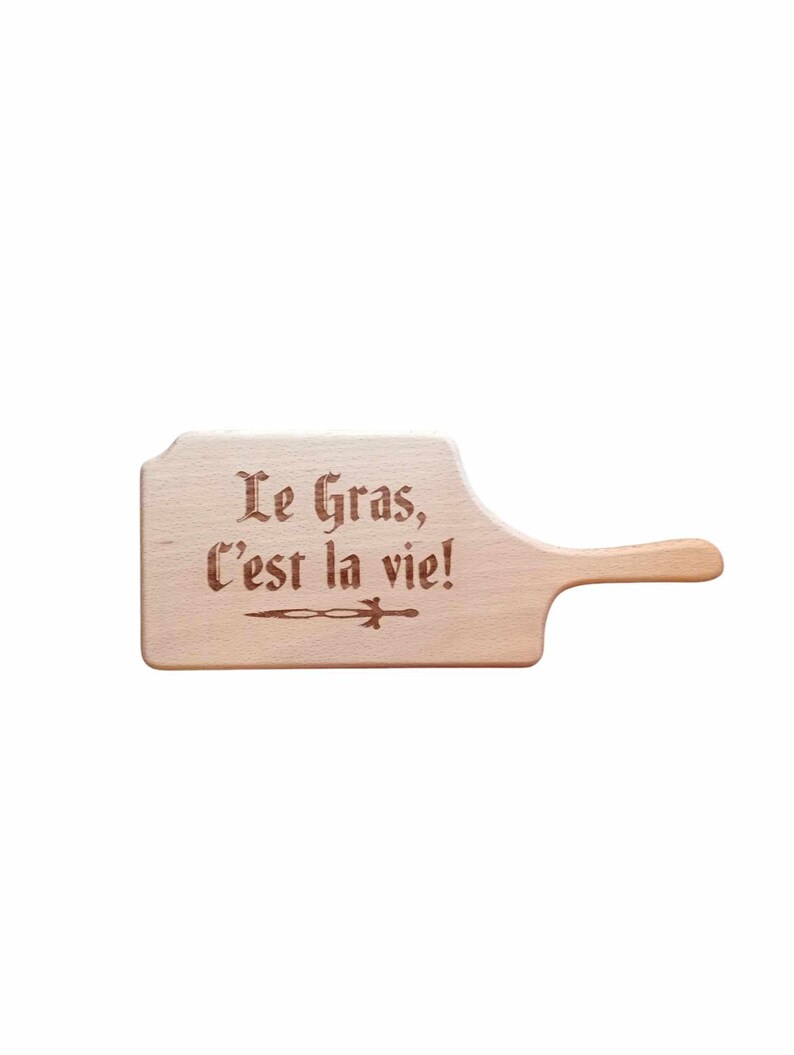 Planche à découper Kaamelott Le gras c'est la vie ! Citation Karadoc ...