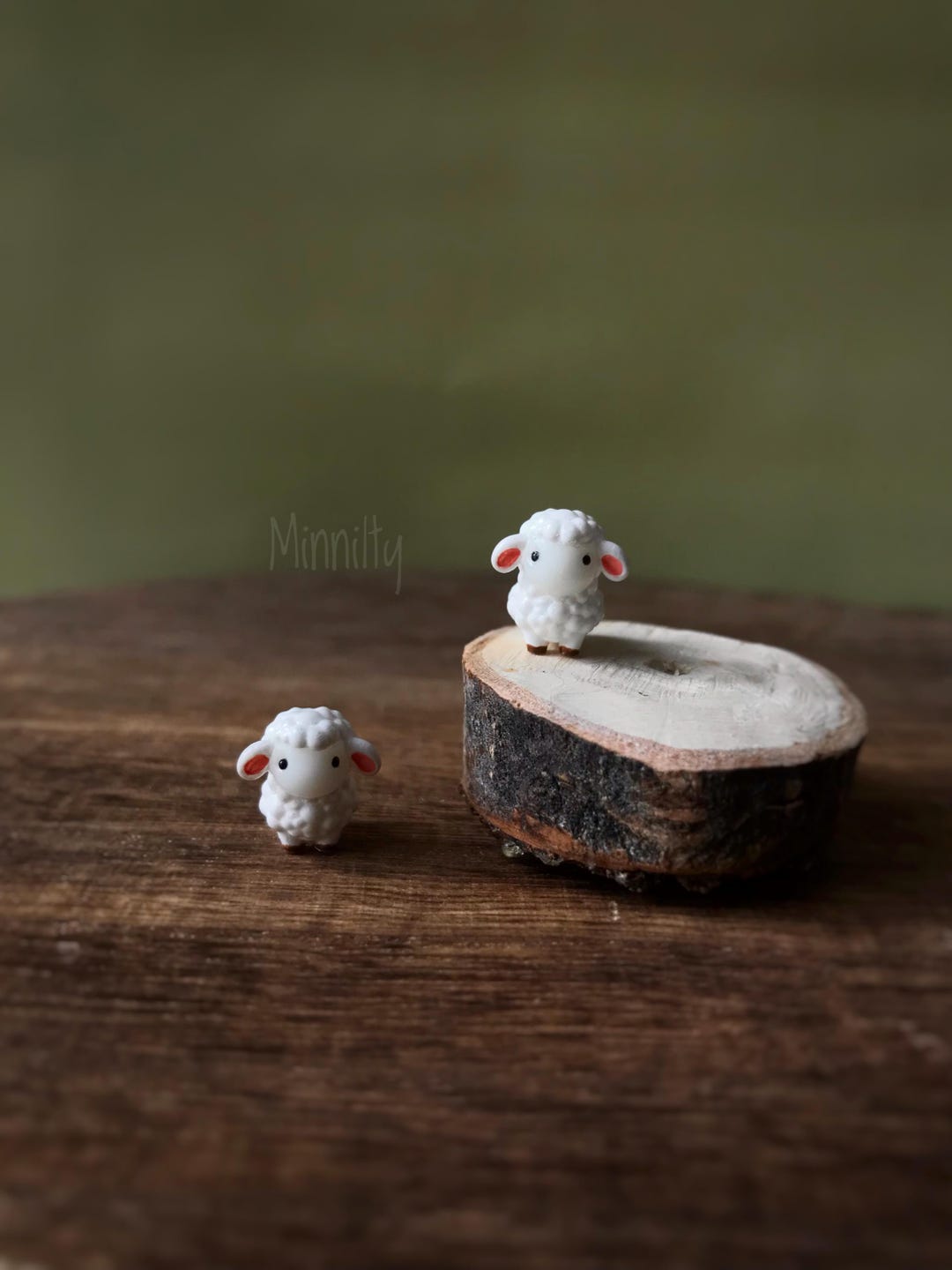 Miniature Sheep - Tiny Lamb - Miniature Animal - Dollhouse Decor - Etsy