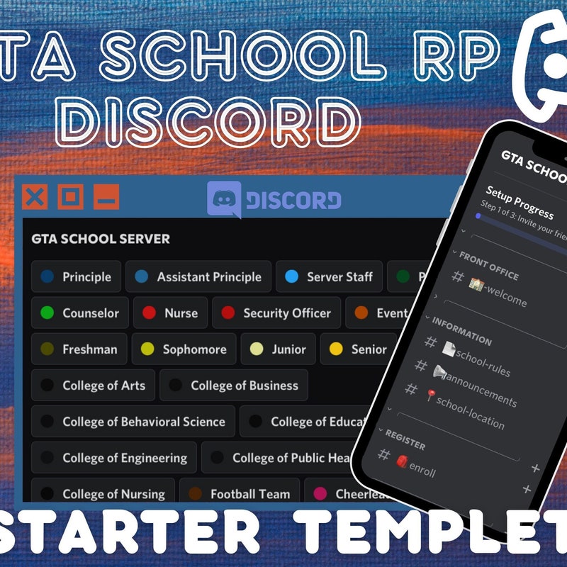 Fivem Server Discord Template - Etsy