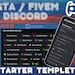 GTA Discord Server Template | Fivem Discord Server | Custom Discord ...