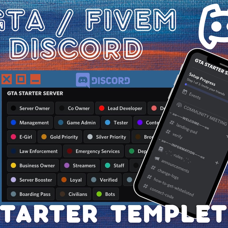 Fivem gang discord template - Etsy.de