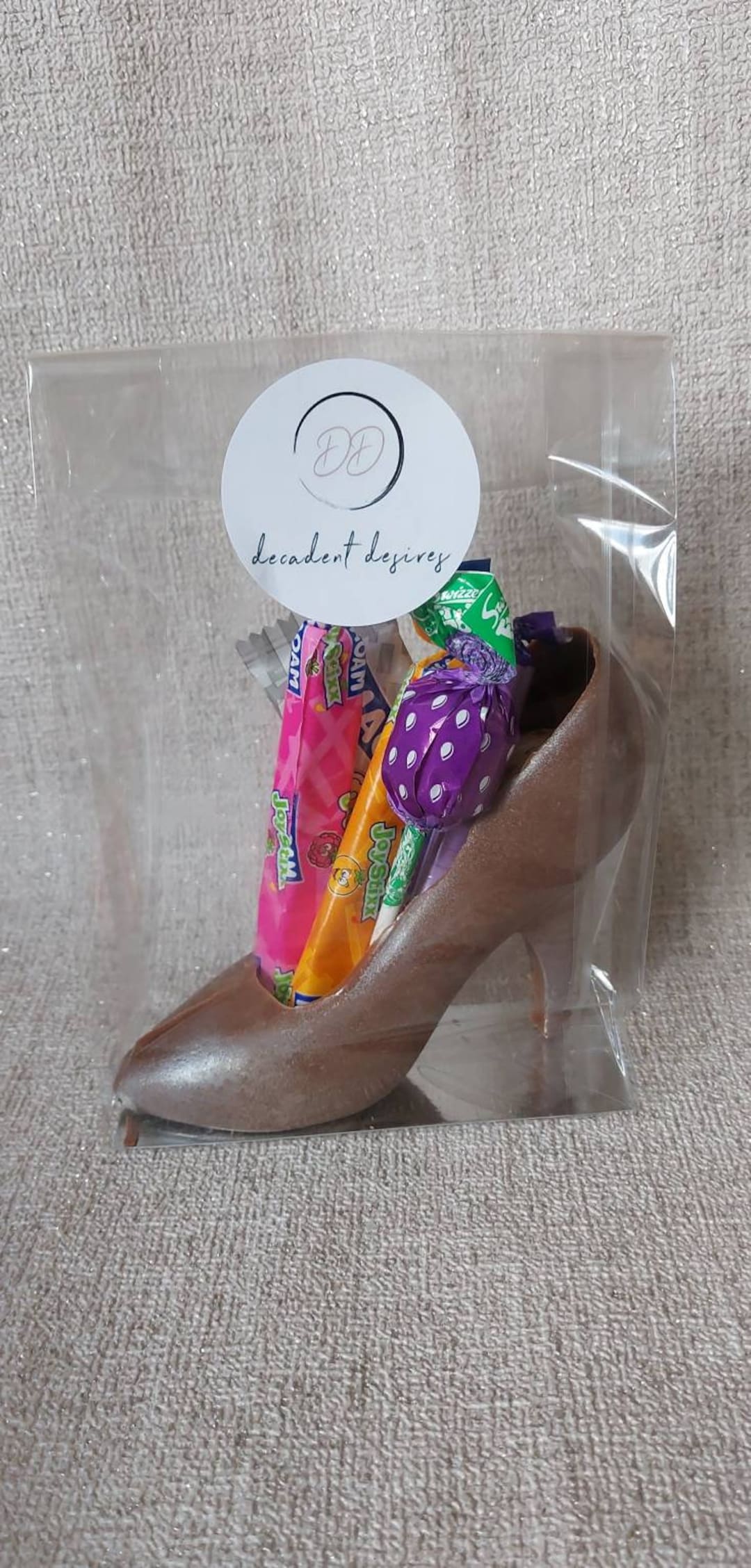 Sweet Filled Chocolate Shoe - Etsy UK
