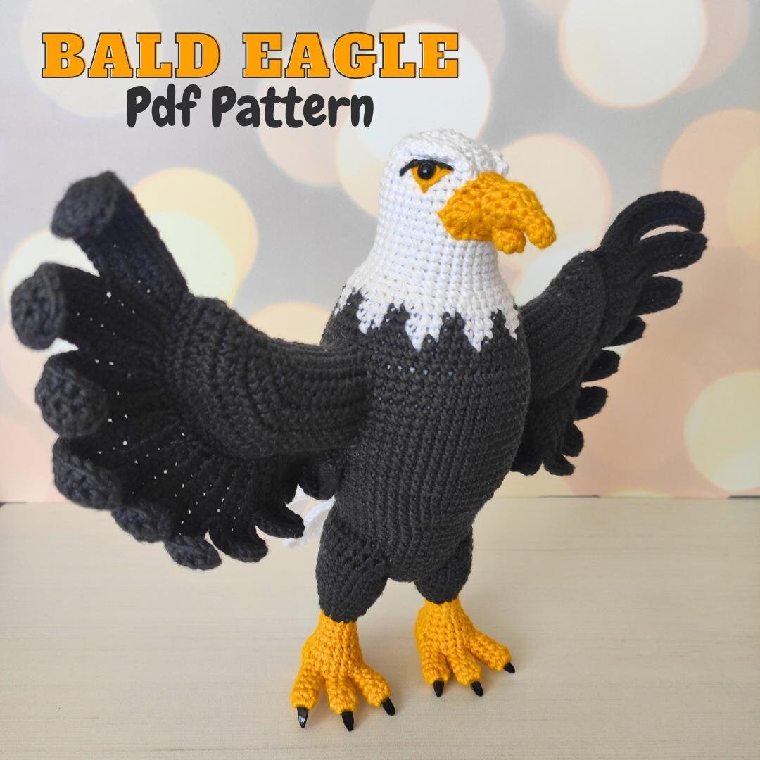 Eagle Crochet Pattern Craft Your Own Majestic Bird, DIY Project, Eagle ...