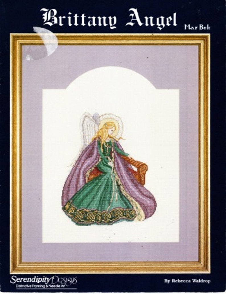 Brittany Angel Cross Stitch Chart by Serendipity Designs - Etsy