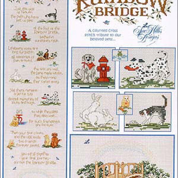 Rainbow Bridge Cross Stitch Pattern - Etsy