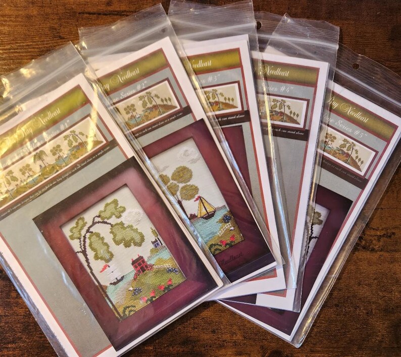 By the Bay Needleart Nantucket Village Series All 5 Charts - Etsy