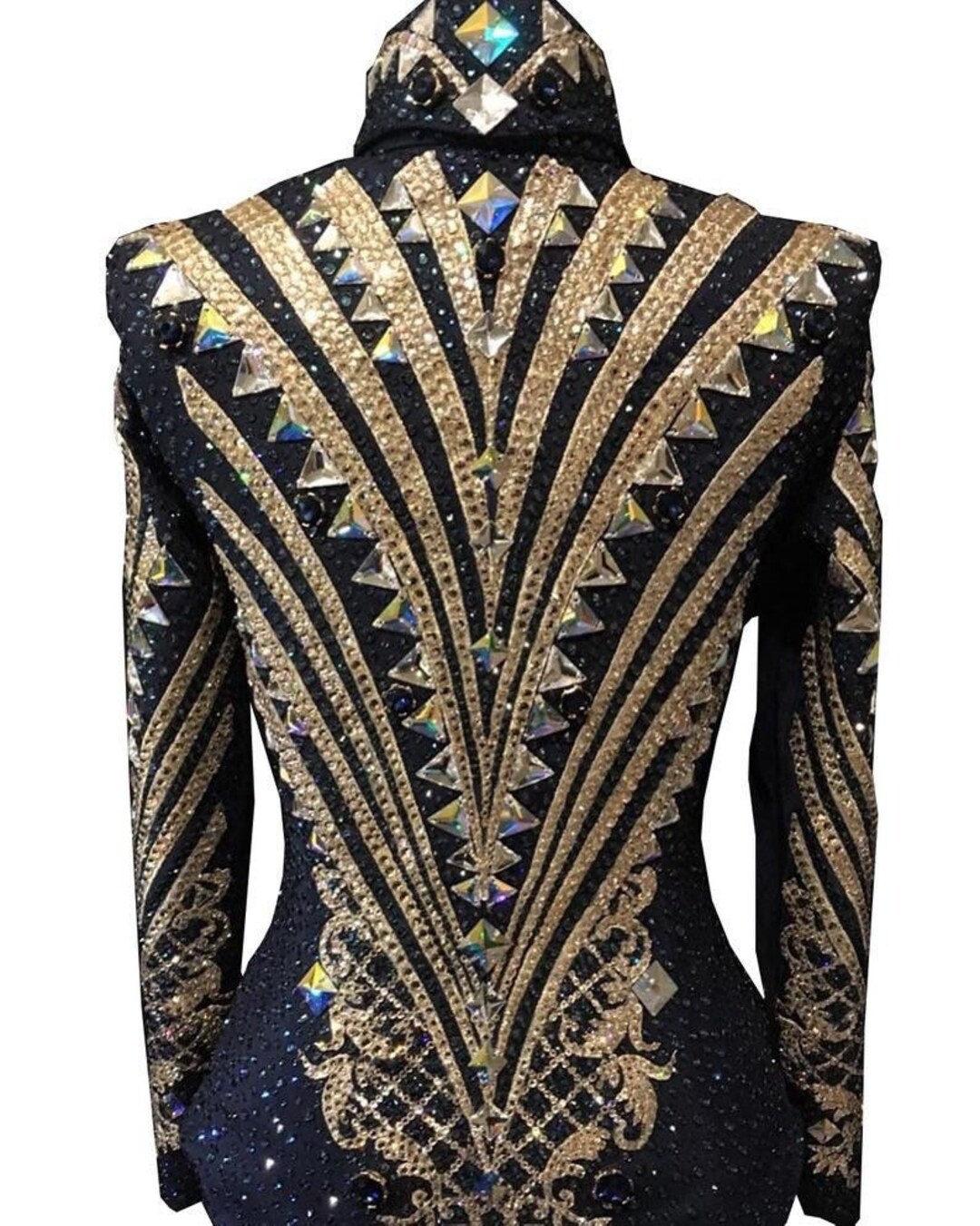 Western Custom Rodeo Queen Showmanship Horsemanship Women Rail Jacket ...