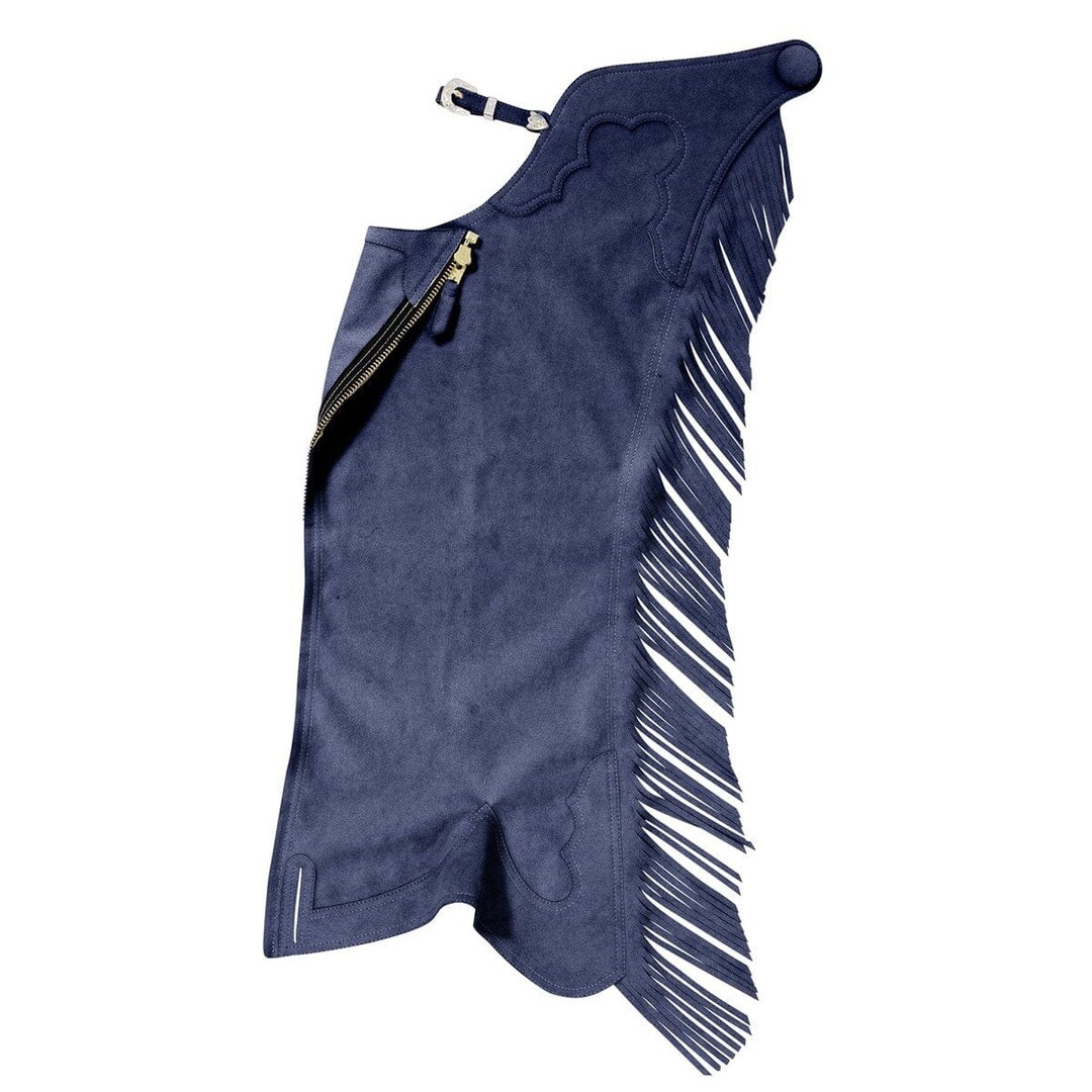 Simplicily Suede With Fringed Chap Custom Made Chap Hand Made Chap ...