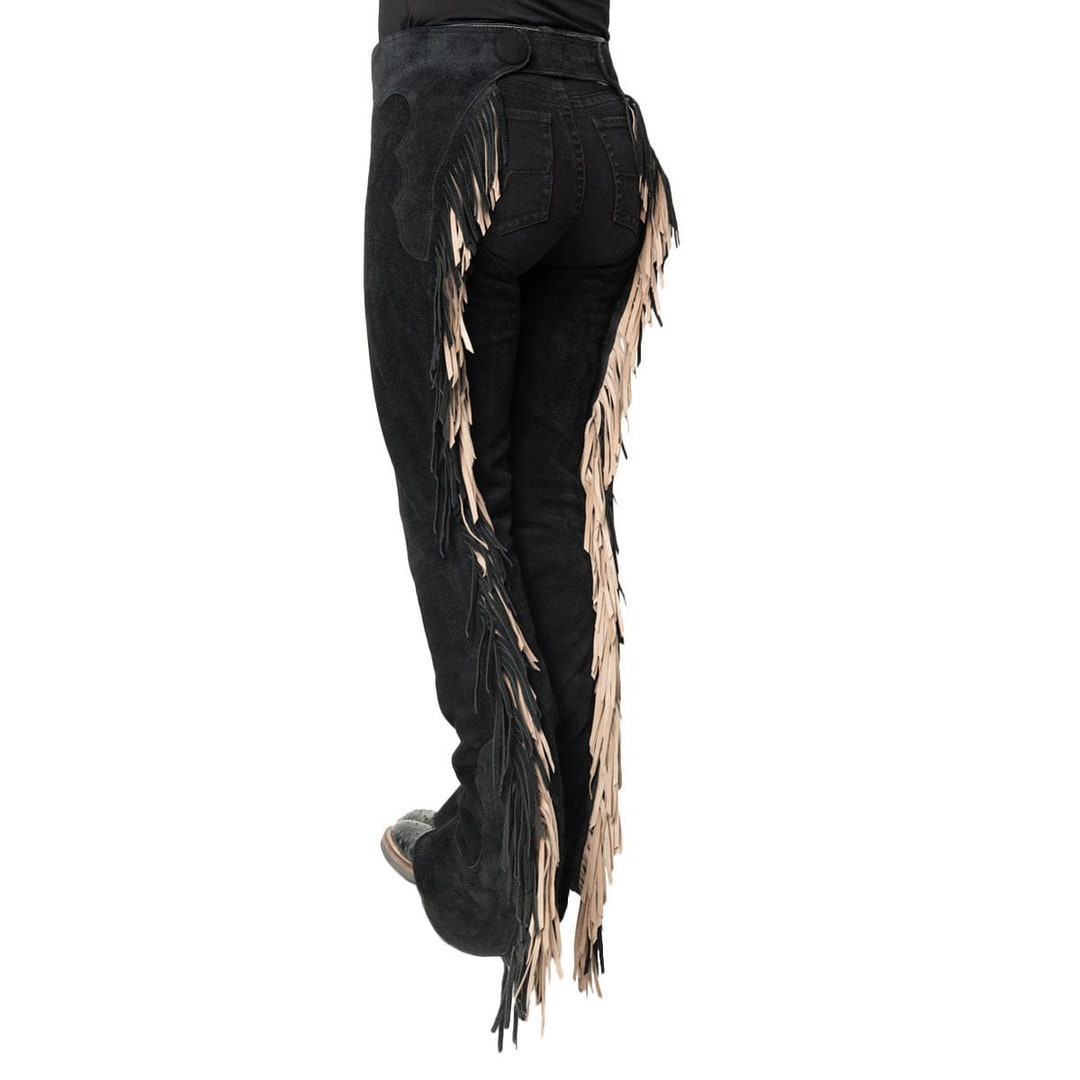 Simplicily Suede With Fringed Chap Custom Made Chap Hand Made Chap ...