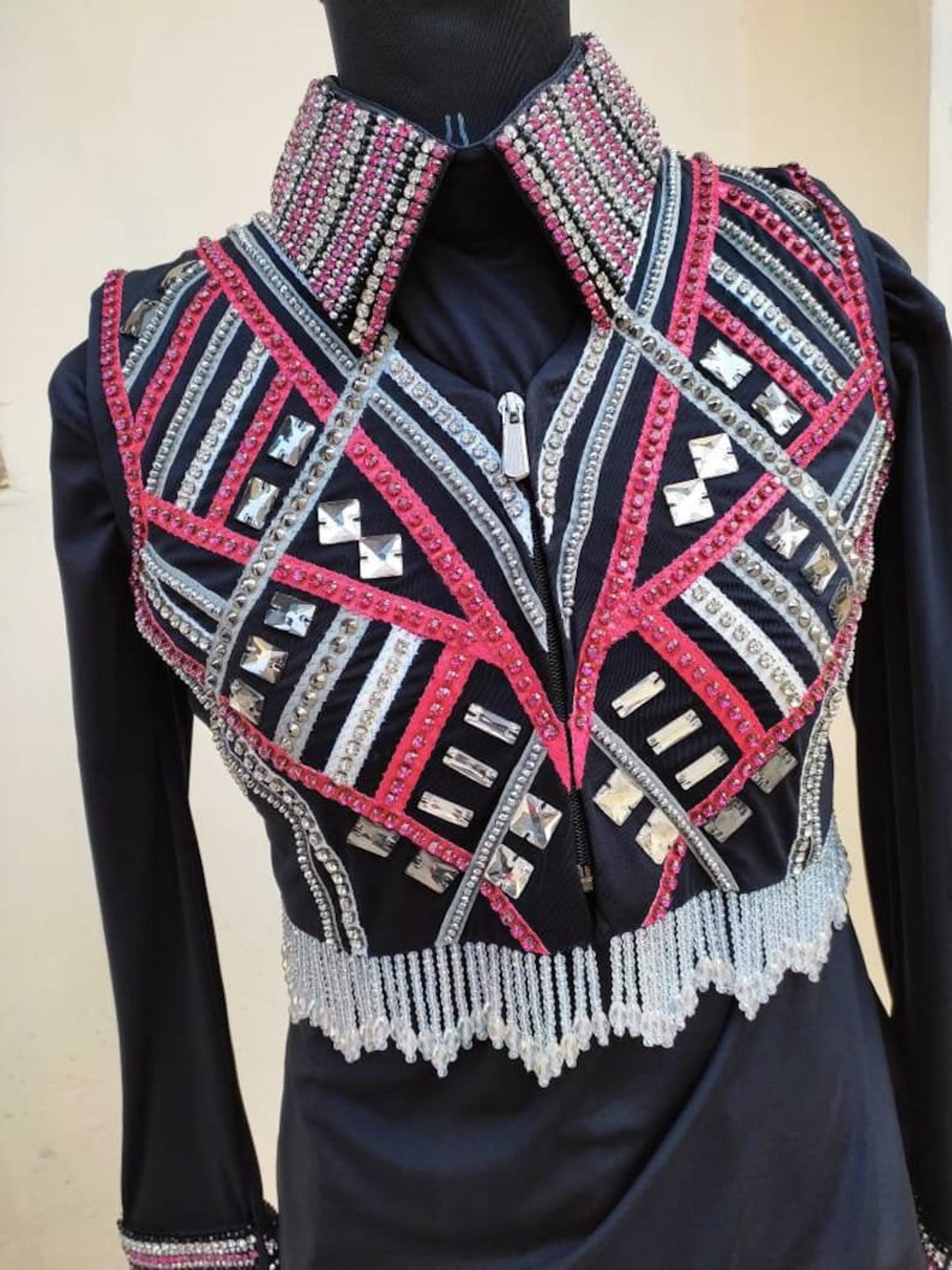 Western Custom Rodeo Queen Show Bolero With Shirt - Etsy