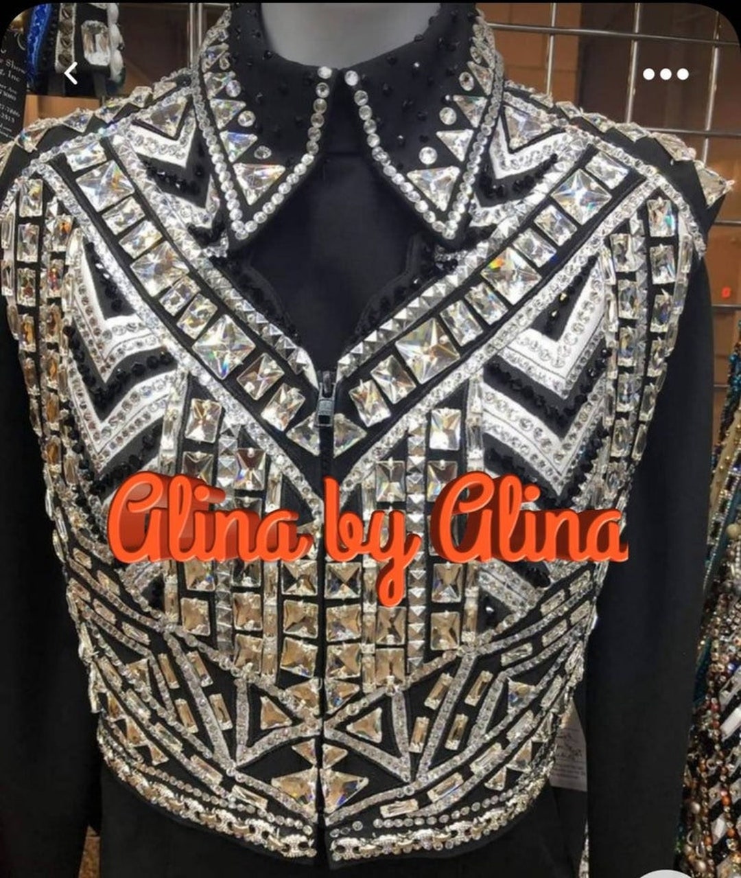 Western Show Bolero With Black Base Shirt - Etsy