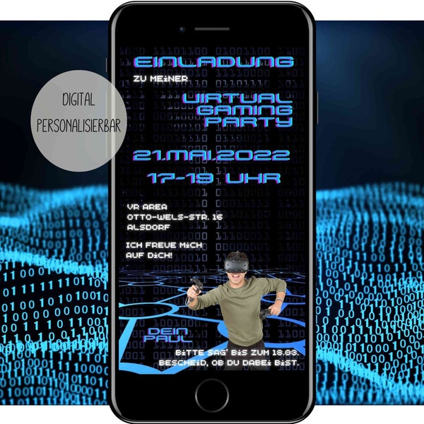 Vr Birthday Card - Etsy